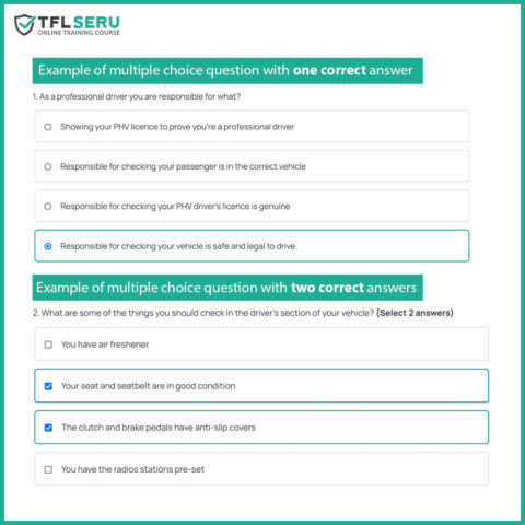 TfL PCO SERU Mock Test - TFL SERU