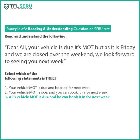 TfL PCO SERU Mock Test - TFL SERU