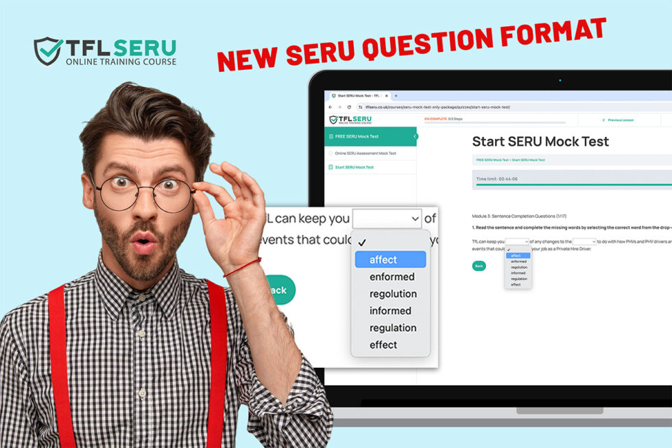 SERU Test New Question Format - TFL SERU